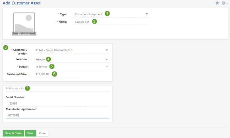 Customer Asset Management | User Documentation | Striven