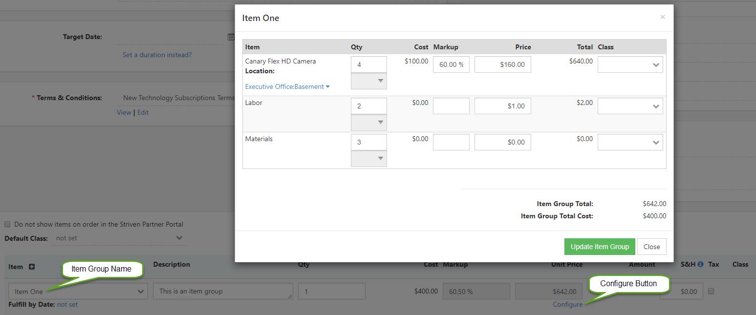 Item Management Guide | User Documentation | Striven