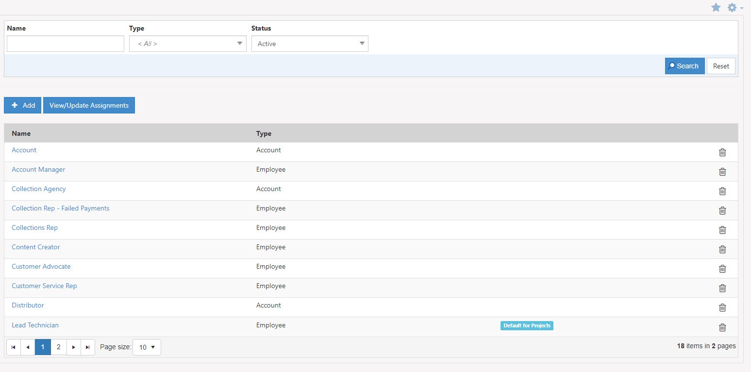 Assignments | User Documentation | Striven