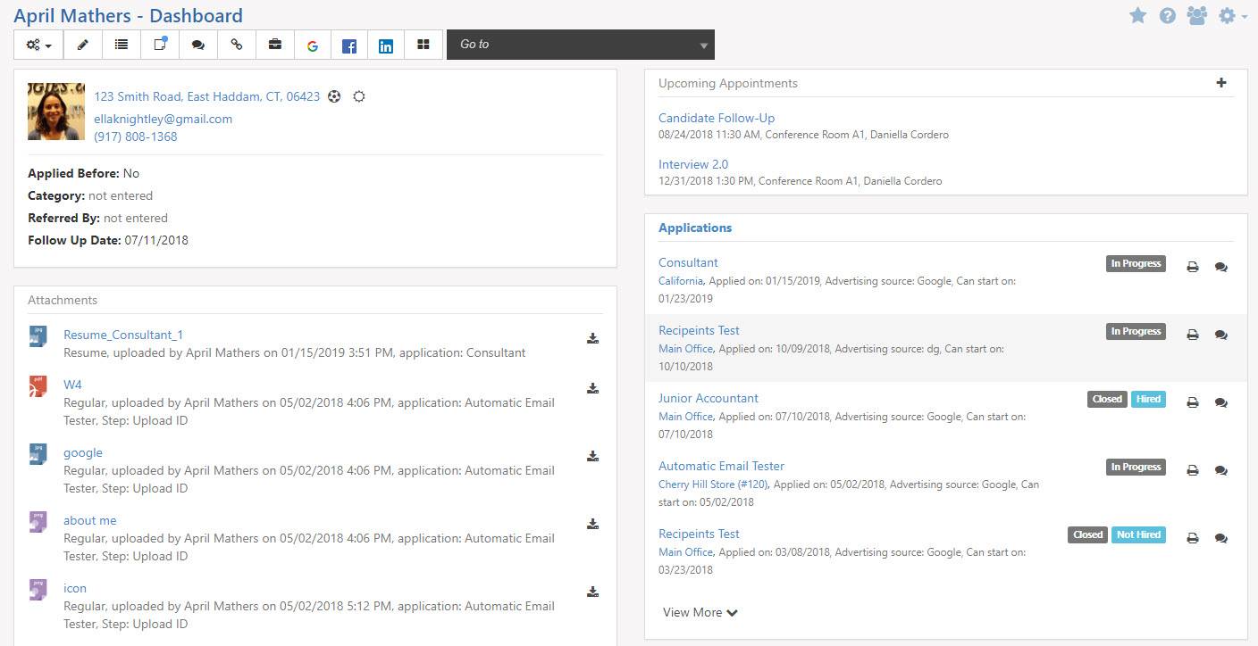 Applications and Onboarding | User Documentation | Striven