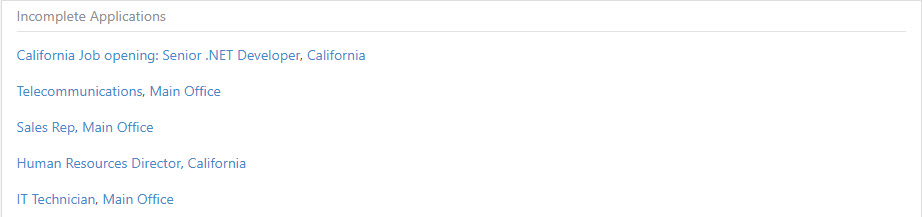 Applications and Onboarding | User Documentation | Striven