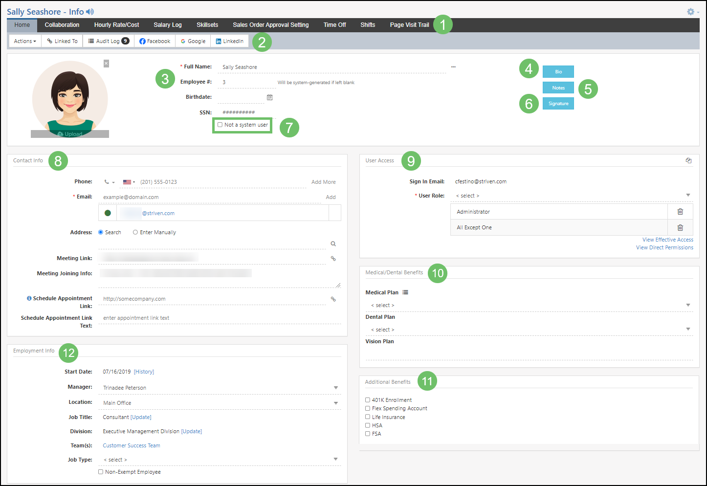 Employee Setup & Info Guide | User Documentation | Striven